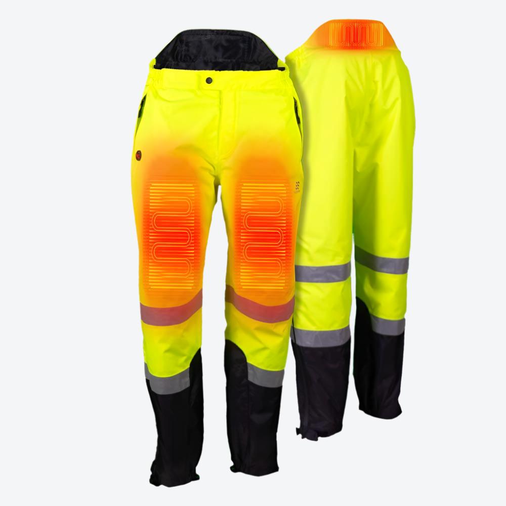 Hi-Vis Heated Waterproof Pants ANSI Certified | Fieldsheer