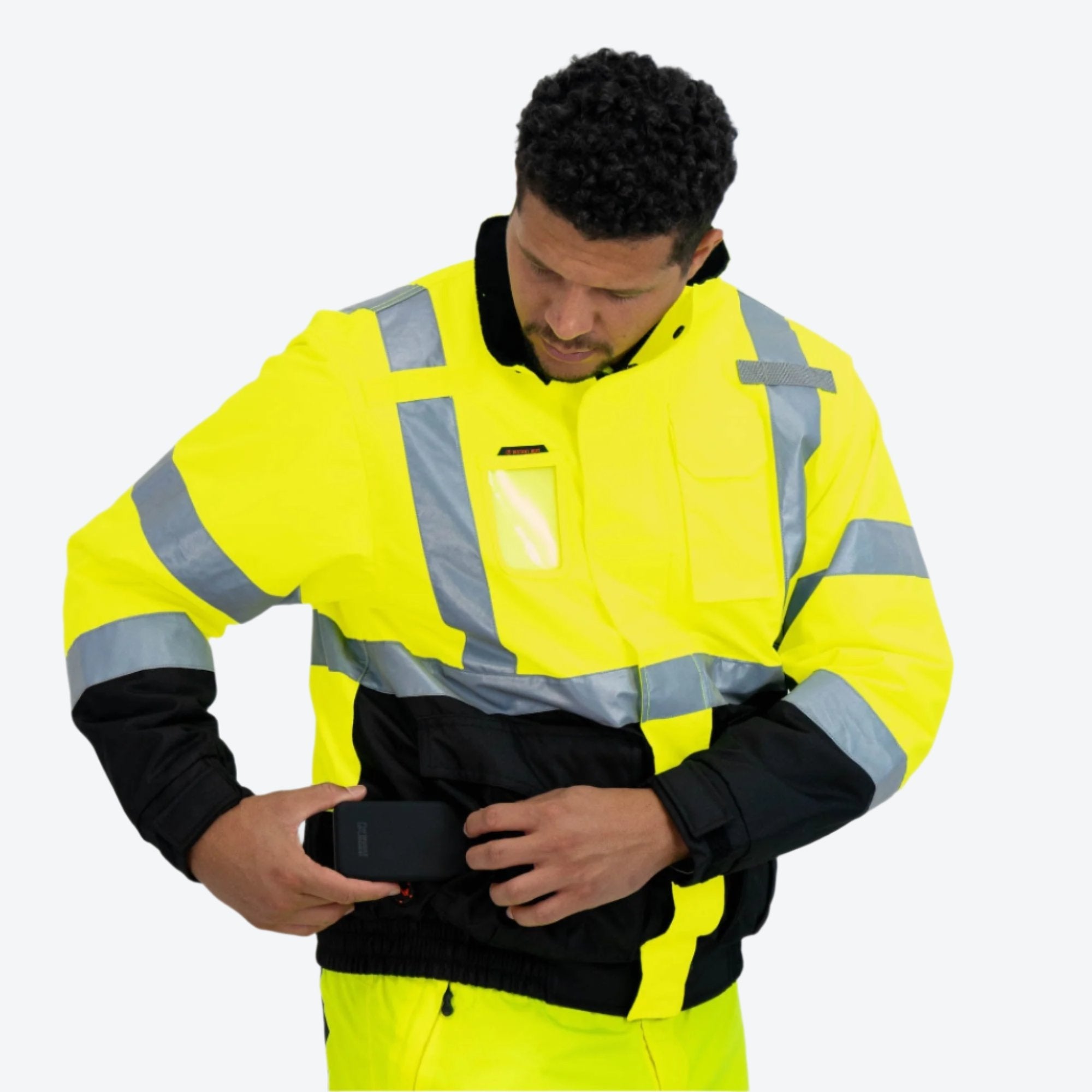 High-Vis Men's Heated Jacket | Fieldsheer