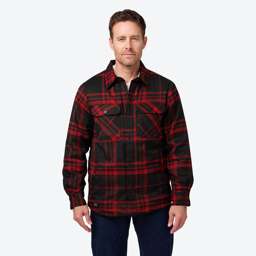 Heated Flannel Jacket Men's | Fieldsheer