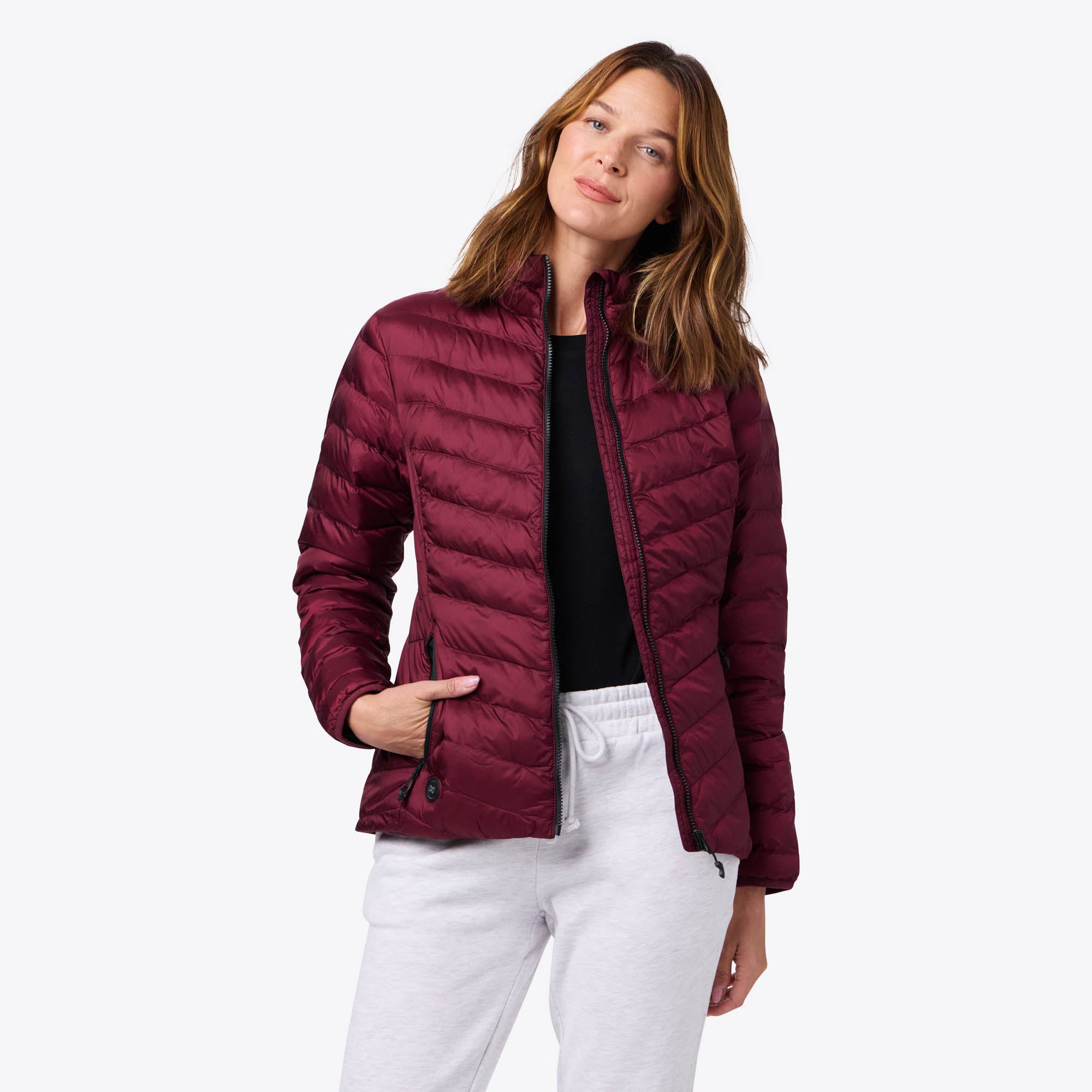 Backcountry Xtera Heated Jacket Women’s - Burgundy – Fieldsheer